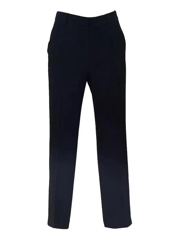 N°21 Elasticated Waist Straight-leg Trousers - Black