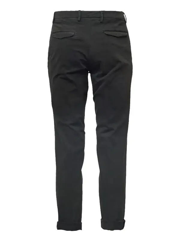 BRIGLIA 1949 Pleated Slim-fit Trousers - Green
