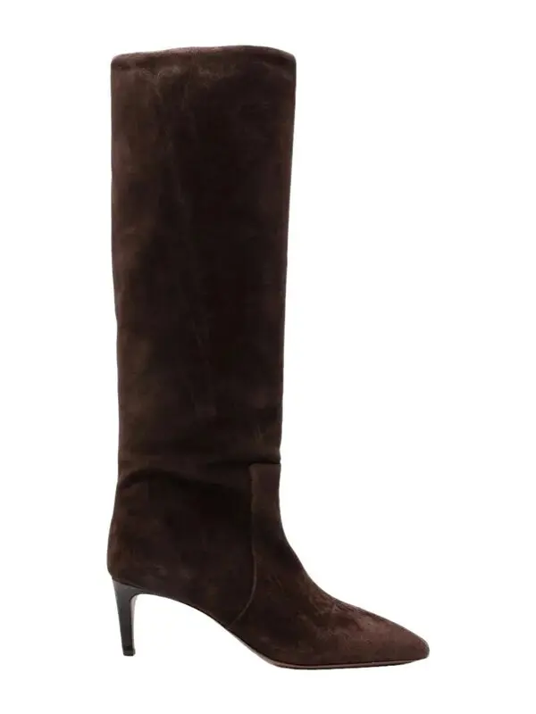Paris Texas High Heel Stiletto Boots - Brown