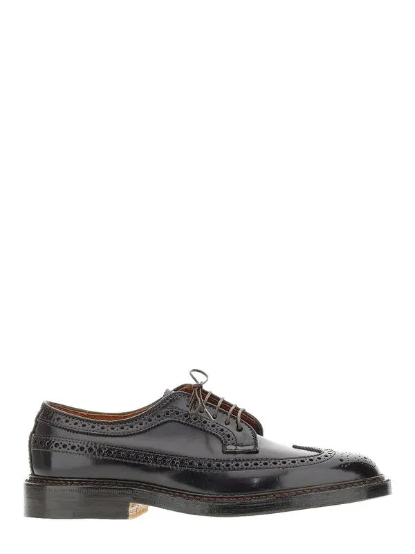 Alden 95 Long Wing Lace-up Cordovan Leather Derby Shoes - Brown