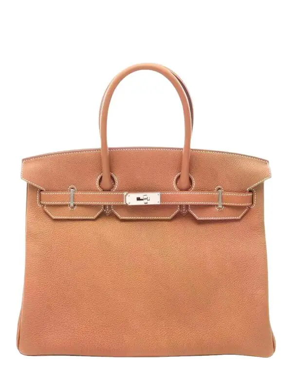 Hermès Birkin 35 Togo Leather Top Handle Bag - Brown