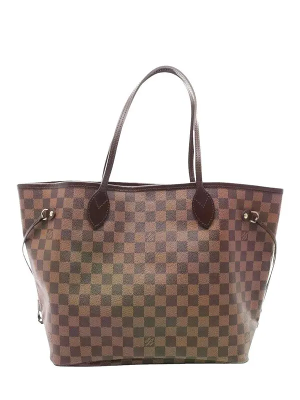 LOUIS VUITTON Damier Ebène Neverfull Mm Tote Bag - Brown