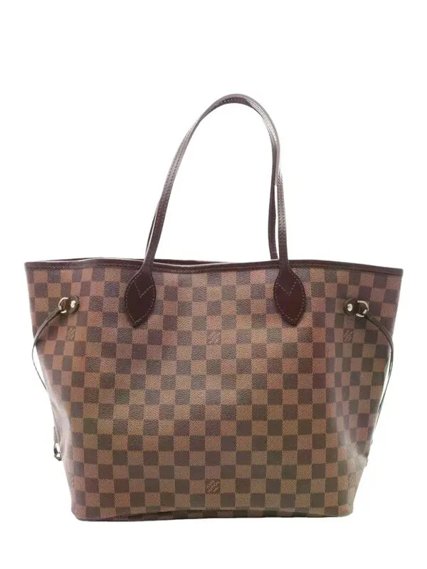 LOUIS VUITTON Damier Ebène Neverfull Mm Tote Bag - Brown