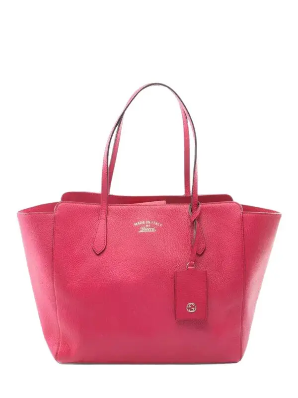 Gucci Swing Logo Tote Bag - Pink