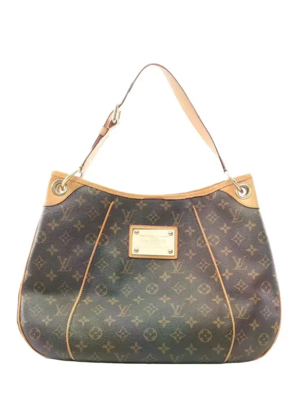 LOUIS VUITTON 2009 Pm Galliera Monogram Shoulder Bag - Brown