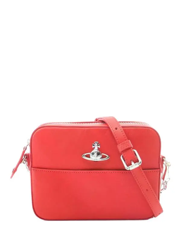 VIVIENNE WESTWOOD Orb Plaque Camera Bag - Red