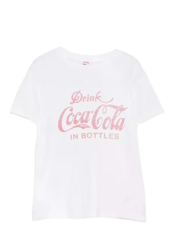 RE/DONE Coca-cola Graphic Print T-shirt - White
