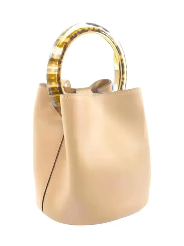 Marni 2010s Pannier Leather Tote Bag - Neutrals