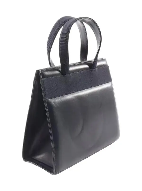 FERRAGAMO Vara Ribbon Leather Tote Bag - Blue