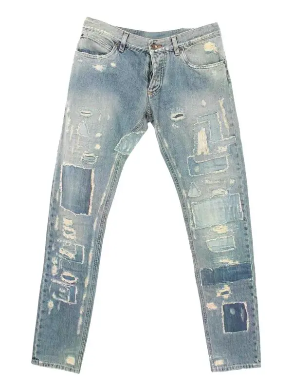Dolce & Gabbana Patchwork Jeans - Blue