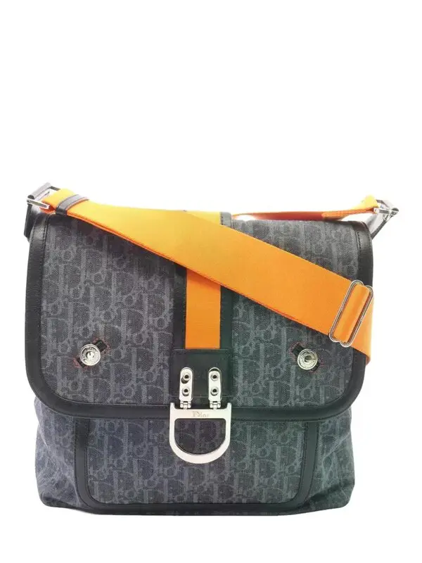 Dior Trotter Monogram Shoulder Bag - Blue