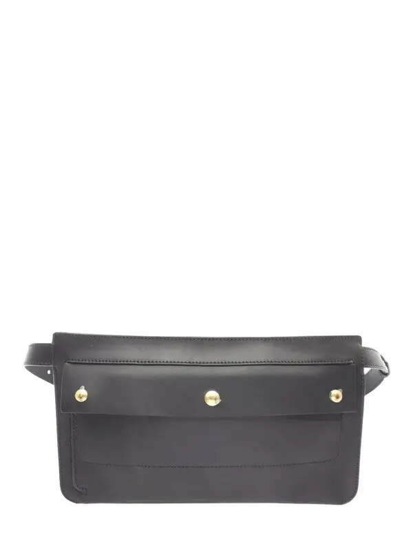Burberry Leather Belt Bag - Black