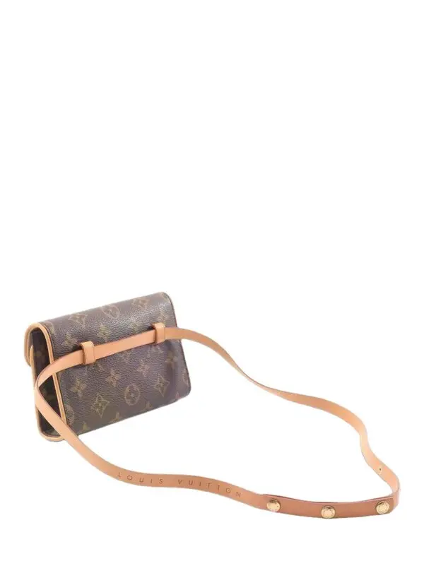 LOUIS VUITTON 2001 Florentine Monogram Mini Bag - Brown