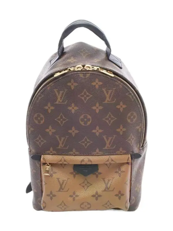 LOUIS VUITTON 2019 Palm Springs Monogram Backpack - Brown