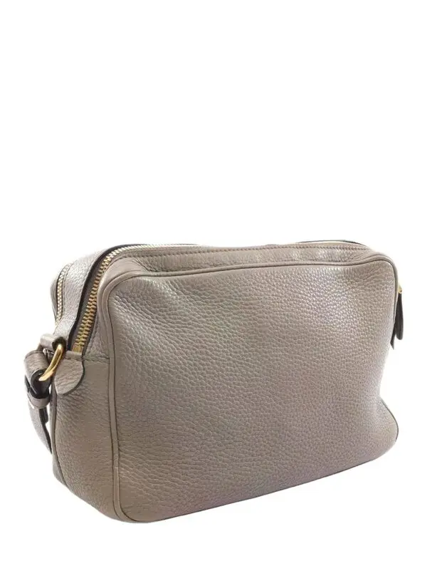 Prada 2000s Logo-plaque Shoulder Bag - Grey