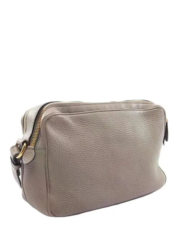 Prada 2000s Logo-plaque Shoulder Bag - Grey