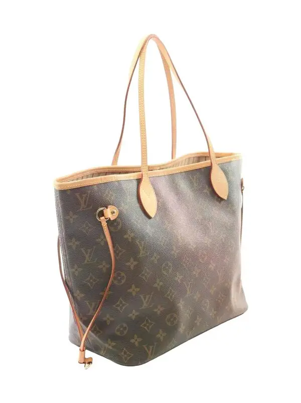 LOUIS VUITTON 2008 Mm Monogram Canvas Neverfull Tote Bag - Brown