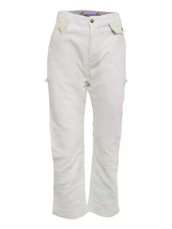 Etro Cotton Panelled Jeans - White