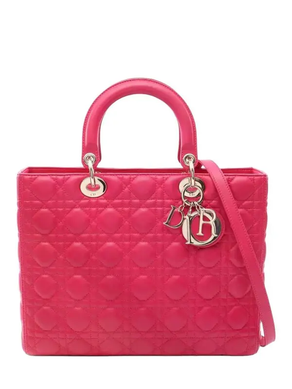 Dior Lady Tote Bag - Pink