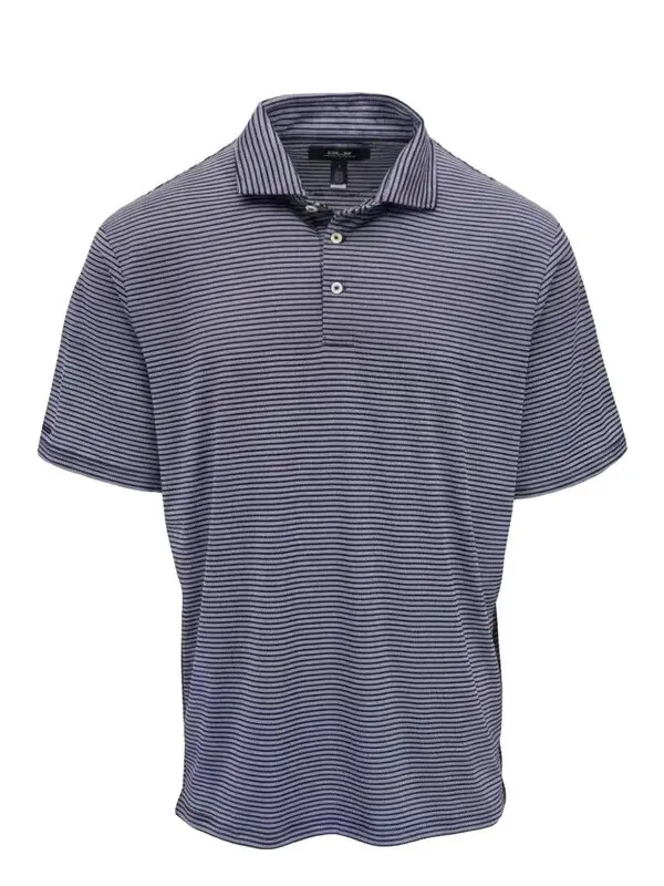 Rlx Ralph Lauren Striped Jersey Polo Shirt - Blue