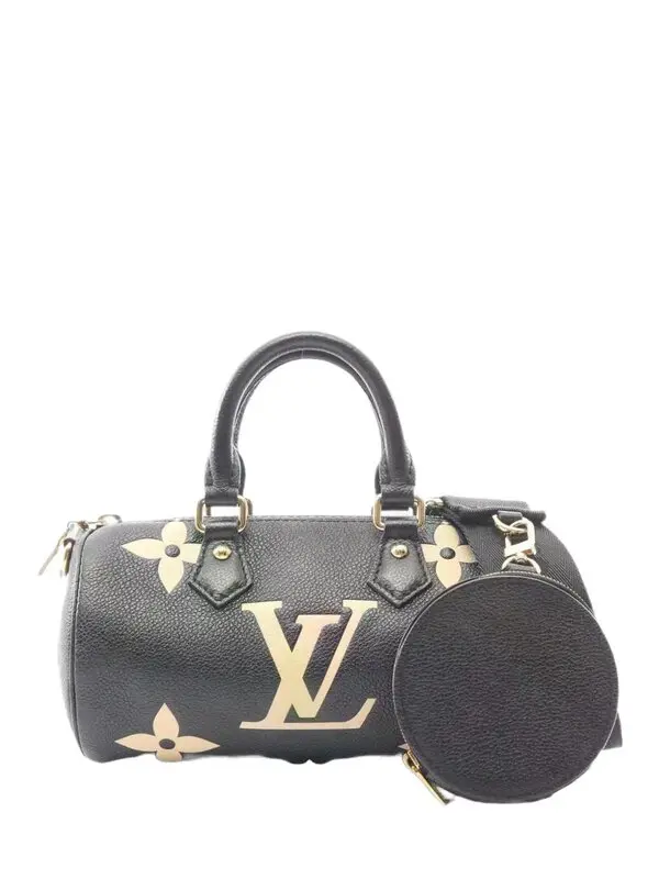 LOUIS VUITTON 2021 Papillon Bb Monogram Empreinte Handbag - Black