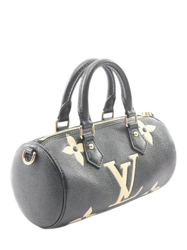 LOUIS VUITTON 2021 Papillon Bb Monogram Empreinte Handbag - Black