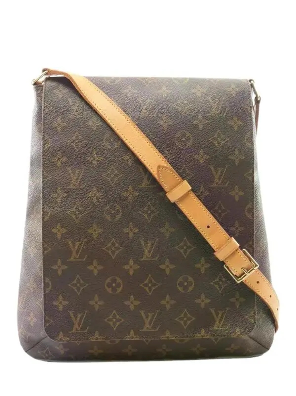 LOUIS VUITTON 2001 Musette Monogram Tote Bag - Brown