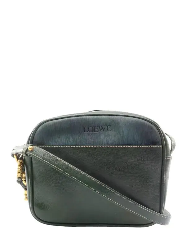 Loewe 2000s Velázquez Zip-fastening Shoulder Bag - Green
