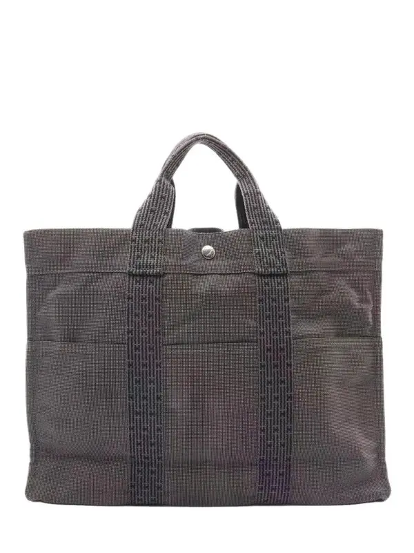 Hermès Canvas Tote Bag - Grey
