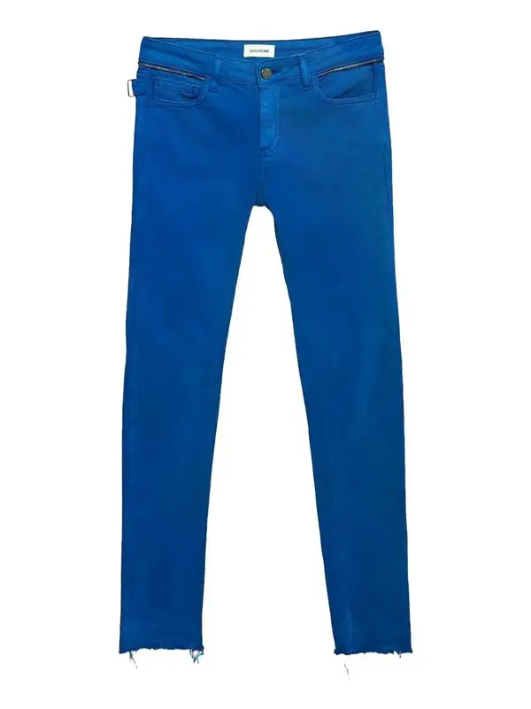 Zadig&Voltaire Zip-embellished Trousers - Blue