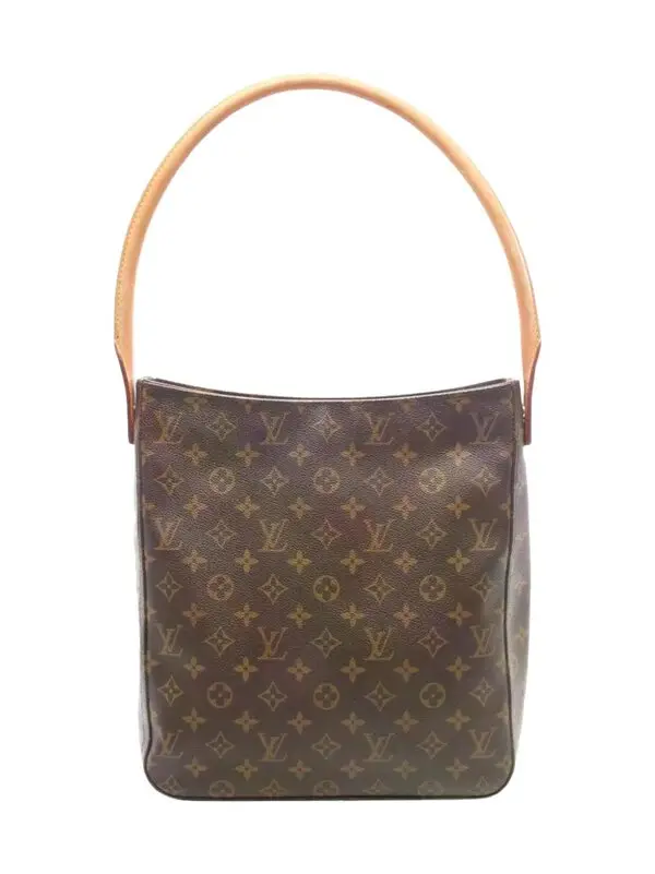 LOUIS VUITTON Monogram Canvas Looping Gm Shoulder Bag - Brown