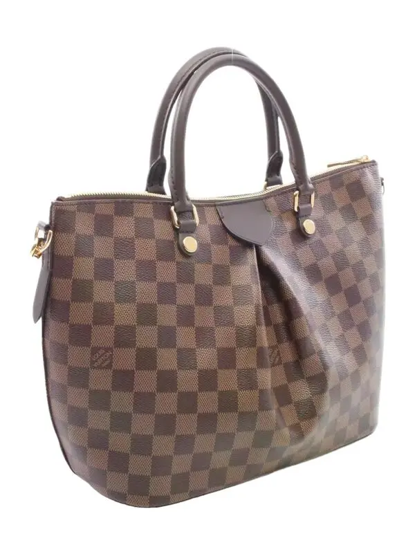 LOUIS VUITTON 2019 Mm Siena Damier Ebene Tote Bag - Brown