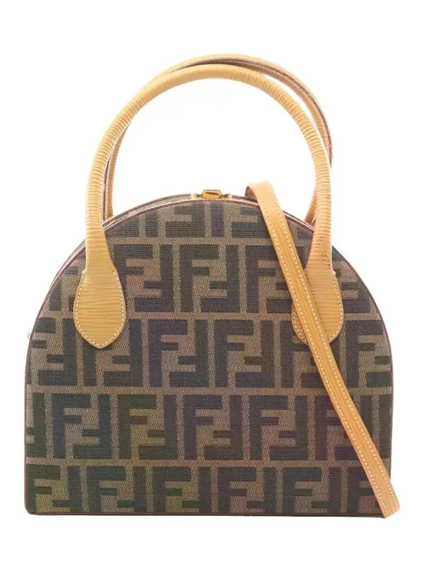 Fendi Zucca Canvas Tote Bag - Brown