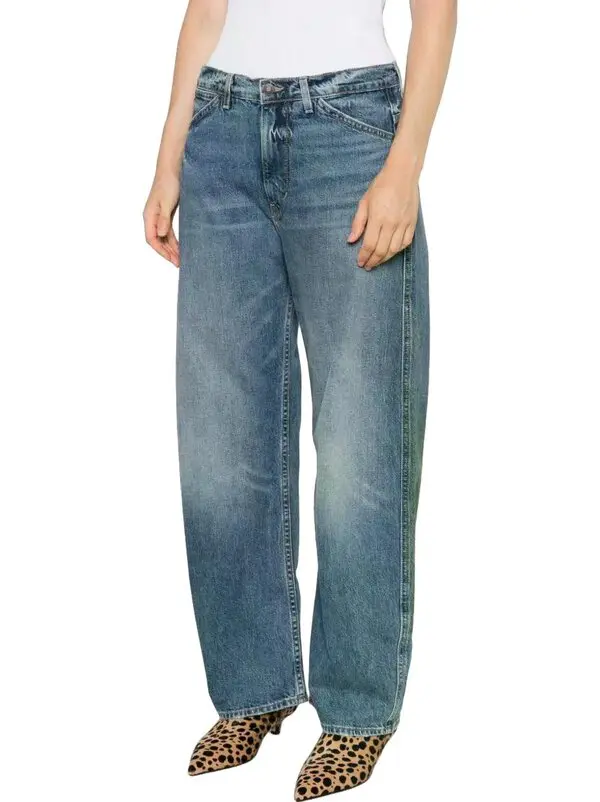NILI LOTAN Tribeca Jeans Wide Leg - Blue