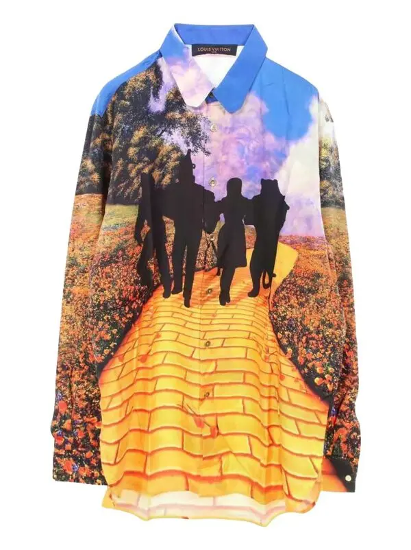 LOUIS VUITTON 2020s Wizard Of Oz Brickroad Shirt - Orange