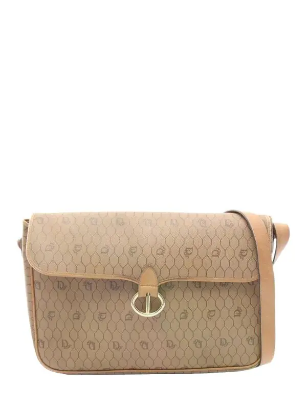 Dior 2000s Honeycomb Shoulder Bag - Neutrals