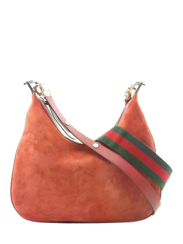 Gucci 2010s Medium Attaché 2way Shoulder Bag - Orange