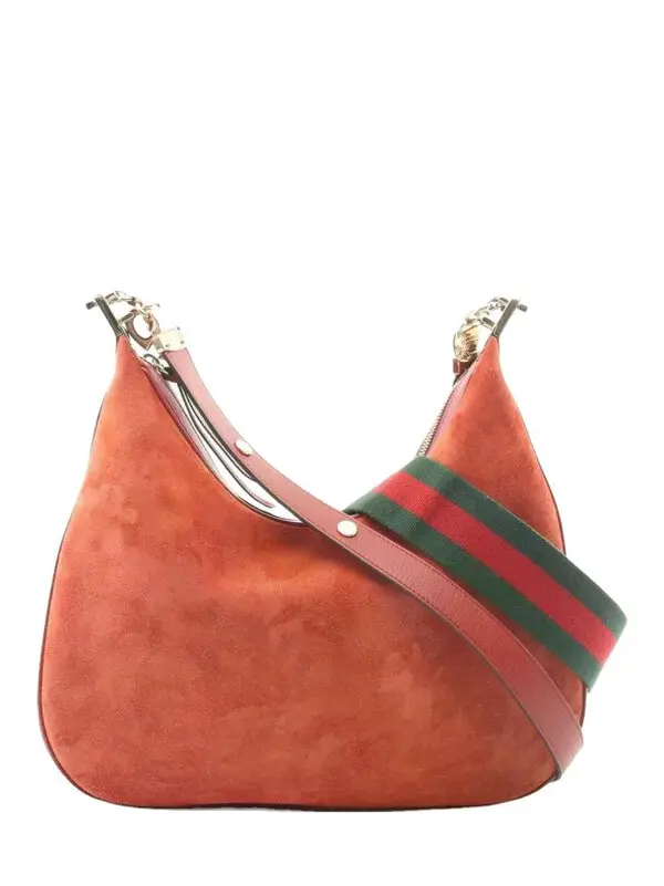 Gucci 2010s Medium Attache 2-way Shoulder Bag - Orange