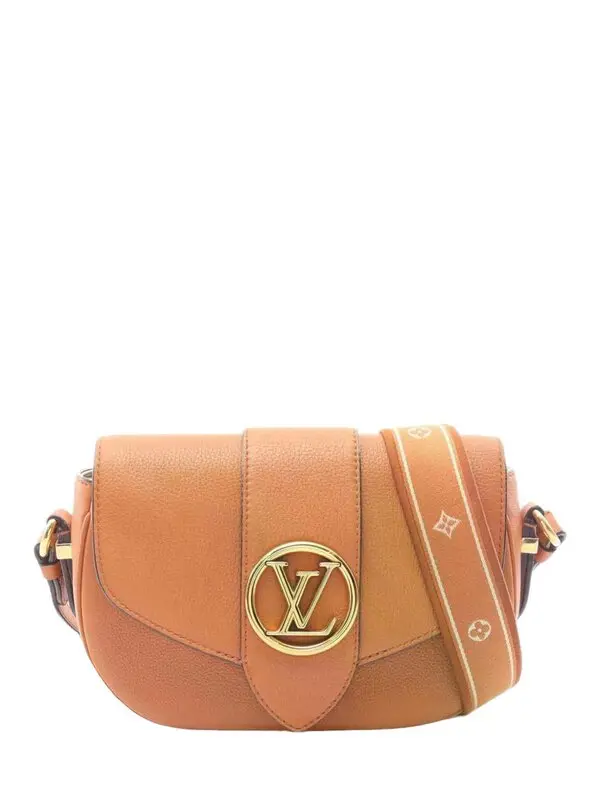 LOUIS VUITTON 2010s Mm Pont Neuf Soft Cross Body Bag - Brown