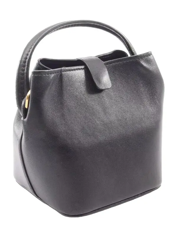 Valentino Garavani Vlogo Leather Handbag - Black