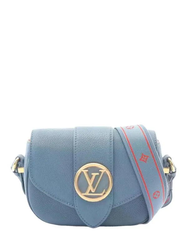 LOUIS VUITTON 2010s Pm Pont 9 Shoulder Bag - Blue