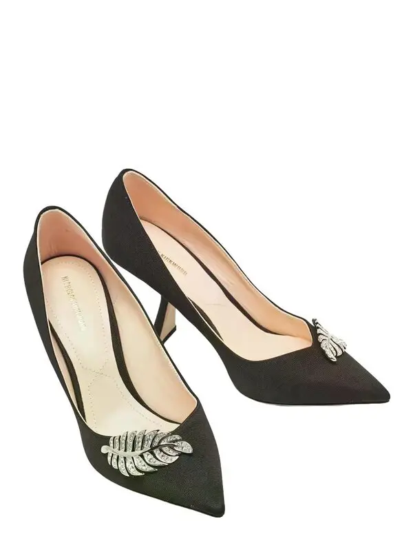 NICHOLAS KIRKWOOD Monstera Pointed-toe Pumps - Black