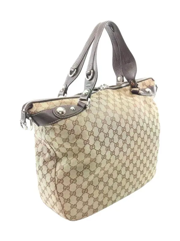 Gucci Gg Canvas Tote Bag - Neutrals