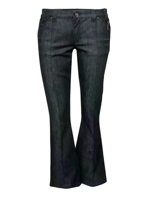 Just Cavalli Flared Six-pocket Trousers - Black
