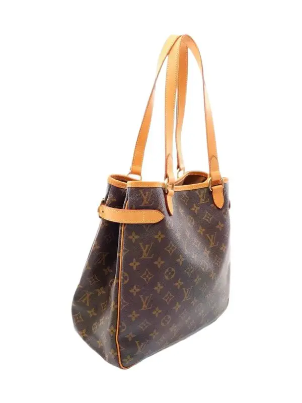 LOUIS VUITTON 2008 Batignolles Vertical Monogram Tote Bag - Brown
