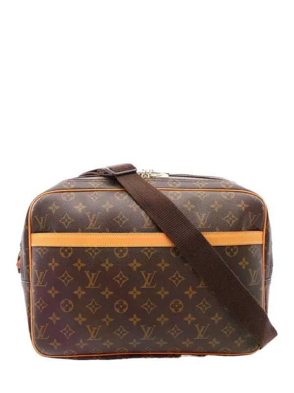 LOUIS VUITTON 2004 Reporter Gm Monogram-print Shoulder Bag - Brown