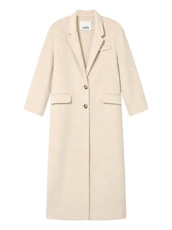 Isabel Marant Étoile Clesa Wool Coat - Sand