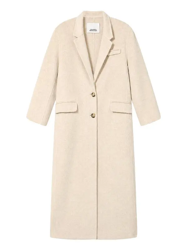 Isabel Marant Étoile Clesa Wool Coat - Sand