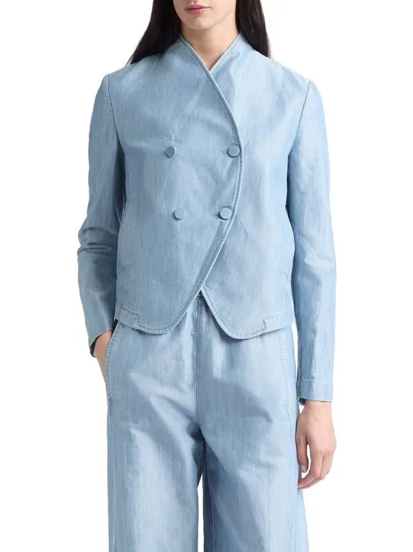 Emporio Armani Asymmetric Jacket - Denim