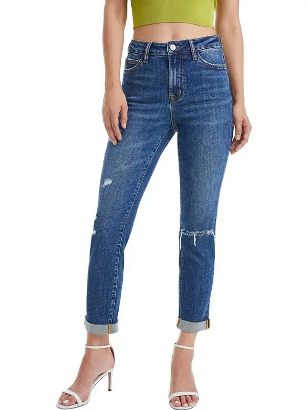 BAYEAS High Waist Straight Leg Jeans - Millyrock